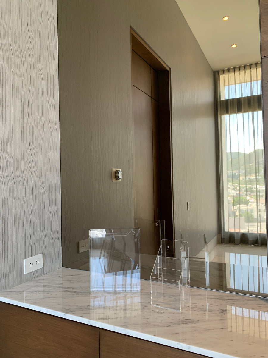 PORTA HOJAS O FOLLETERO DE ACÍLICO – Acrihome